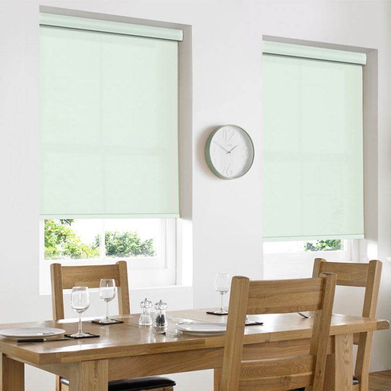 Cambridge Mint Translucent Roller Blind - BudgetBlinds